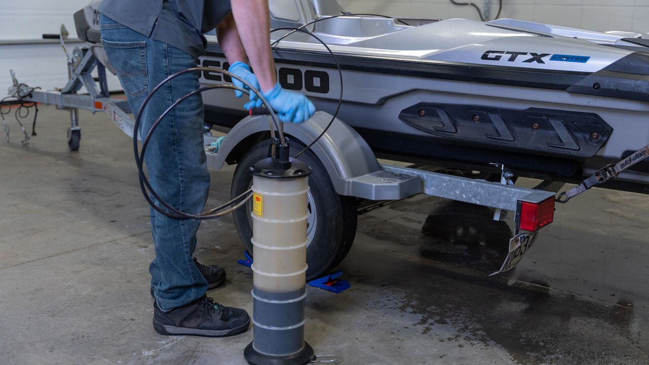 How to change the oil on your Personal Watercraft - Sea-Doo